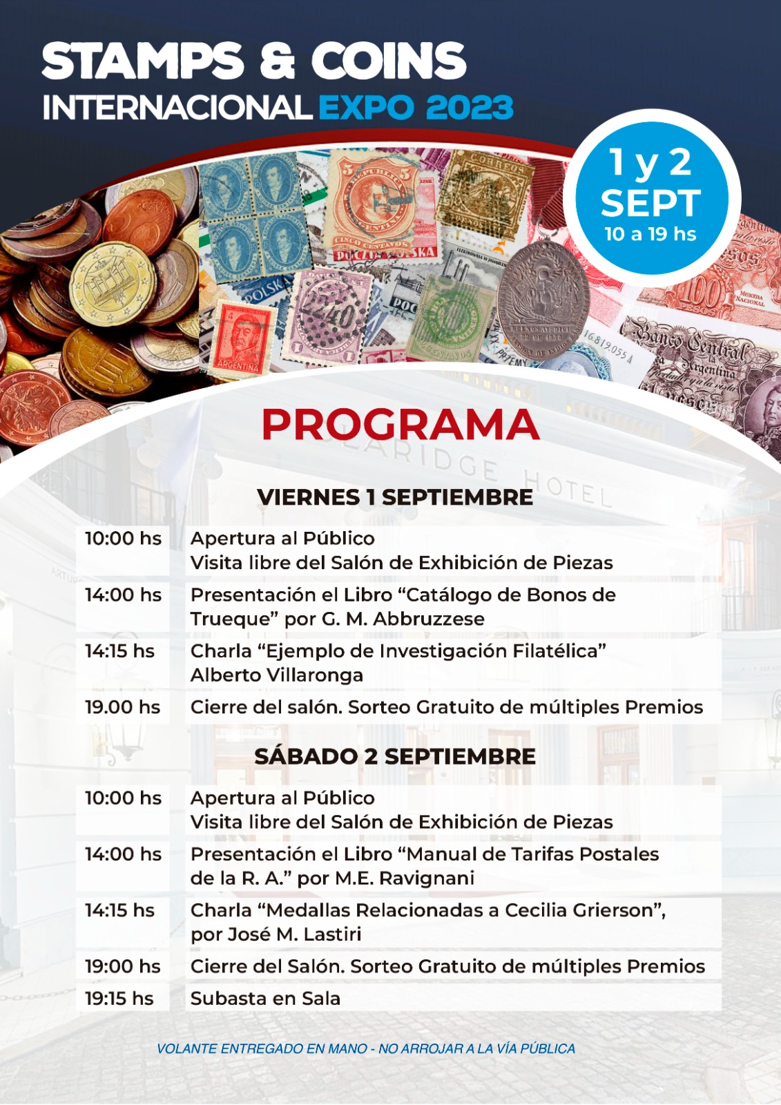 STAMPS & COINS INTERNATIONAL EXPO 2023 - Filacap - Cachoeira Paulista